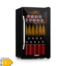Klarstein Beersafe XXL Onyx K&uuml;hlschrank 80 Liter 3 B&ouml;den Panoramaglast&uuml;r