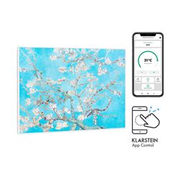 Klarstein Wonderwall Air Art Smart Infrarotheizung 80x60cm 500W Wandmontage Bl&uuml;ten