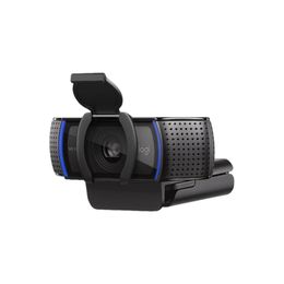 Logitech Webcam Pro Full HD 1080p - Glasobjektiv mit 78&deg; Sichtfeld