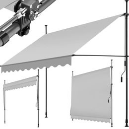 TecTake&reg; Klemmmarkise, mit Handkurbel, h&ouml;henverstellbar 211 - 304 cm, einfache Montage
