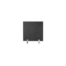 Schreibtisch-Set desktopz Klemme Farbe: anthrazit, Gr&ouml;&szlig;e: 50x50x2,5cm