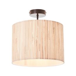 Brilliant Lampe, Wimea Deckenleuchte 30cm schwarz/holzfarbend, 1x A60, E27, 52W, F&uuml;r LED-Leuchtmittel geeignet
