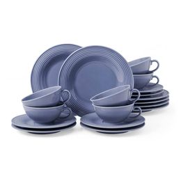 Seltmann Weiden Teeservice Beat Color Glaze 18er Set