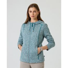 Fiora Blue Fleecejacke mit Kapuze