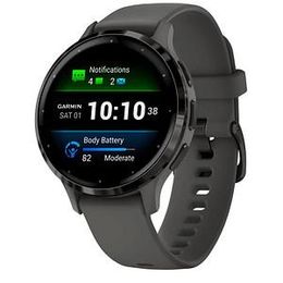 Garmin Venu 3S Smartwatch kieselgrau, schiefergrau