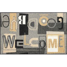 Teppich wash+dry by Kleen-Tex "Welcome Goodbye" Teppiche Gr. B: 75 cm 1 St., L: 120 cm, bunt