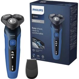 Elektrorasierer Philips "Shaver Series 5000 S5466/17" blau SmartClick-Präzisionstrimmer