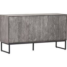 Sideboard GUTMANN FACTORY Sideboards Gr. B/H/T: 140 cm x 78 cm x 42 cm, grau (gr, gr, sw) Kommode, Breite 140 cm