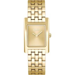 Quarzuhr BOSS "LUCY" Armbanduhren goldfarben Damen Damenuhr, Armbanduhr, analog, Edelstahlarmband