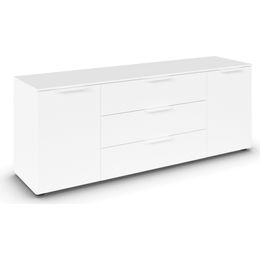 Kommode Rauch "Flipp" Sideboards Gr. B/H/T: 160cm x 61cm x 42cm, 3 St., weiß (alpinweiß) 2-türig mit 3 Schubladen und Soft-Close-Funktion