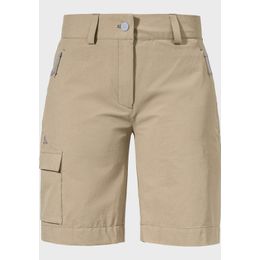 Schöffel Bermudas SCHÖFFEL "Shorts Kitzstein L" Gr. 40, Normalgrößen, braun (4160 - braun) Damen Hosen