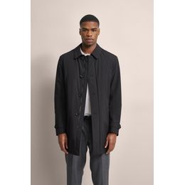 Kurzmantel Bugatti, Herren, Gr. 48, schwarz, 100% Polyester, unifarben, normal, normaler Saum, Mäntel, mit wasserabweisender Eigenschaft