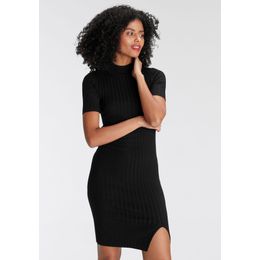 Strickkleid AJC Gr. 44, N-Gr, schwarz Damen Kleider für Partys und Festivals, kurzes Kleid, sportlicher Stil