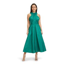 Cocktailkleid Vera Mont "Vera Mont mit Taschen" Gr. 38, Normalgrößen, grün (silky green) Damen Kleider Falten