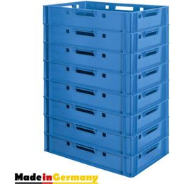 Fleischkiste E1 Fleischkiste Blau Fleischerkiste E1 Fleischkisten Kiste Fleischkiste Eurobox Lebensmittelecht 60 x 40 Metzgerkiste Auswahl Kingpower