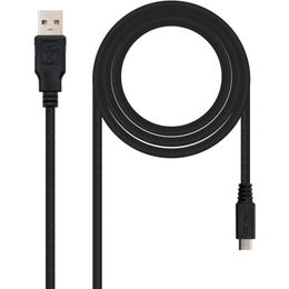 Nano Cable - Nanokabel - usb 2.0 Kabel 1,8m a/m-micro usb b/m Anschluss zum Laden/Daten für Smartphones, Tablets, etc.