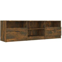 TV-Schrank Räuchereiche 150x33,5x45 cm Holzwerkstoff vidaXL