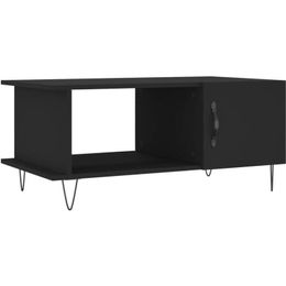 Jinlefu - Couchtisch Schwarz 90x50x40 cm Holzwerkstoff vidaXL