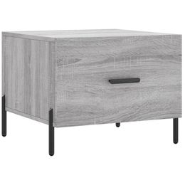 Jinlefu - Couchtisch Grau Sonoma 50x50x40 cm Holzwerkstoff vidaXL