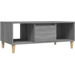 Jinlefu - Couchtisch Grau Sonoma 90x50x36,5 cm Holzwerkstoff vidaXL