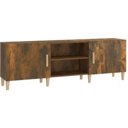 TV-Schrank Räuchereiche 150x30x50 cm Holzwerkstoff vidaXL