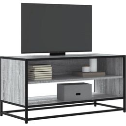 Torana - TV-Schrank Grau Sonoma 91x40x46 cm Holzwerkstoff und Metall