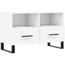 TV-Schrank Weiß 80x36x50 cm Holzwerkstoff vidaXL