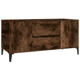 TV-Schrank Räuchereiche 102x44,5x50 cm Holzwerkstoff vidaXL