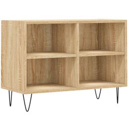 Jinlefu - TV-Schrank Sonoma-Eiche 69,5x30x50 cm Holzwerkstoff vidaXL