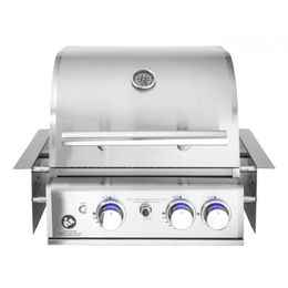 Allgrill Einbau-Gasgrill chef s Edelstahl Built-In Air System, 2 Brenner, Backburner 100959