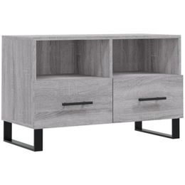 TV-Schrank Grau Sonoma 80x36x50 cm Holzwerkstoff vidaXL