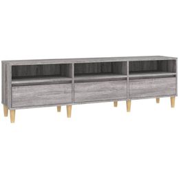 TV-Schrank Grau Sonoma 150x30x44,5 cm Holzwerkstoff vidaXL