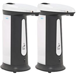 vidaXL - Automatische Seifenspender 2 Stk. Infrarot-Sensor 800 ml Gong