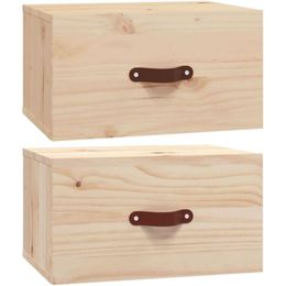 Wand-Nachttische 2 Stk. 40x29,5x22 cm vidaXL