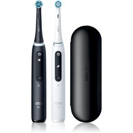 Oral-B Oral B iO5 elektrische Zahnbürste + Etui DUO Black & White 2 St.