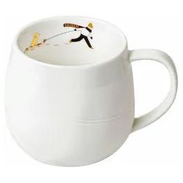 Räder räder Schneetag Tasse Hundeschlitten Porzellan weiß 0092535