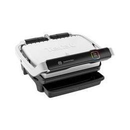 Tefal OptiGrill Elite GC750D, Kontaktgrill silber/schwarz, 2.000 Watt