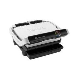Tefal OptiGrill Elite GC750D, Kontaktgrill edelstahl/schwarz, 2.000 Watt