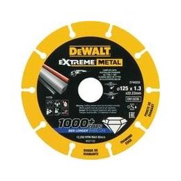 Dewalt Diamanttrennscheibe Extreme Metal DT40252, &Oslash; 125mm Bohrung 22,23mm