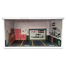 Bburago MA0089 - Light Box Display (60x40x30cm) Garage Modellautos Werkstatt Diorama