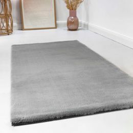 Hochflor-Teppich Esprit "Alice Kunstfell" Teppiche Gr. B: 200 cm 1 St., 25 mm, L: 290 cm, grau Kaninchenfell-Haptik, besonders weich und dicht, für alle Räume