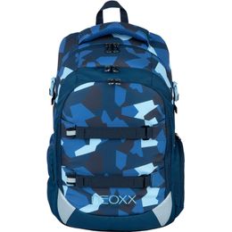 Schulrucksack neoxx "Active Pro, Camo Nation" Gr. B/H/T: 31cm x 45,5cm x 24cm, grün (camo nation) Kinder Rucksäcke