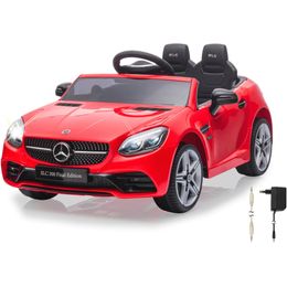 Elektro-Kinderauto Jamara "Ride-on Mercedes-Benz SLC" Elektro-Kinderfahrzeuge rot Kinder inkl. Akku und Ladegerät