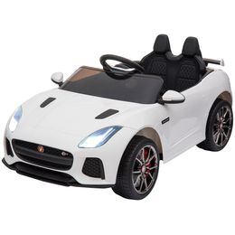 Elektro-Kinderauto Jamara "Ride-on Jaguar F-Type SVR" Elektro-Kinderfahrzeuge weiß Kinder