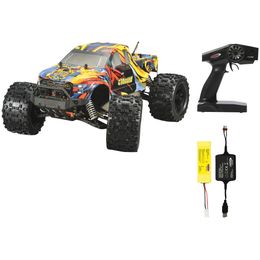 RC-Monstertruck Jamara "Crossmo Monstertruck 4WD", bunt, Fernlenkfahrzeuge, KinderB:33,5cm H:22,5cm, 1:10, 2,4 GHz, B:33,5cm H:22,5cm