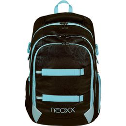 Schulrucksack neoxx "Active Pro, Queen of Nite" Gr. B/H/T: 31cm x 45,5cm x 24cm, schwarz (queen of nite) Kinder Rucksäcke