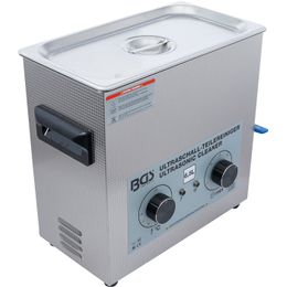 BGS-technic BGS Ultraschallreiniger Ultraschallbäder 6,5 ltr silberfarben (ultraschall, teilereiniger, 6,5 l)