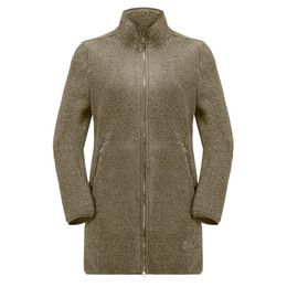 Funktionsmantel Jack Wolfskin "HIGH CURL COAT W", Damen, Gr. M (38/40), braun (anis), Hauptmaterial: 100% Polyester; Futter: 100% Polyester (recycled), Mäntel