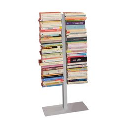 Radius Design - Booksbaum Standregal Small, double silber