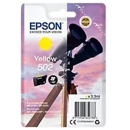 Epson 502 Original Tintenpatrone C13T02V44010 Gelb